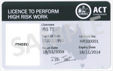 High Risk Work Licence | Futures In Construction